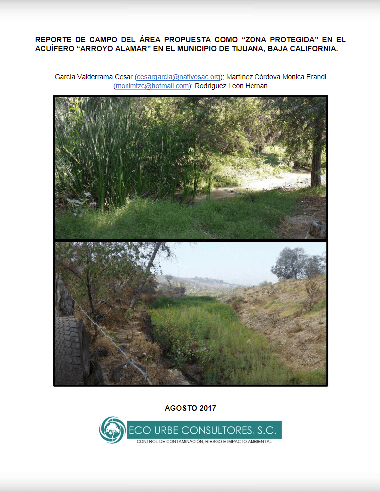 ARROYO ALAMAR – Colectivo Salud y Justicia Ambiental AC
